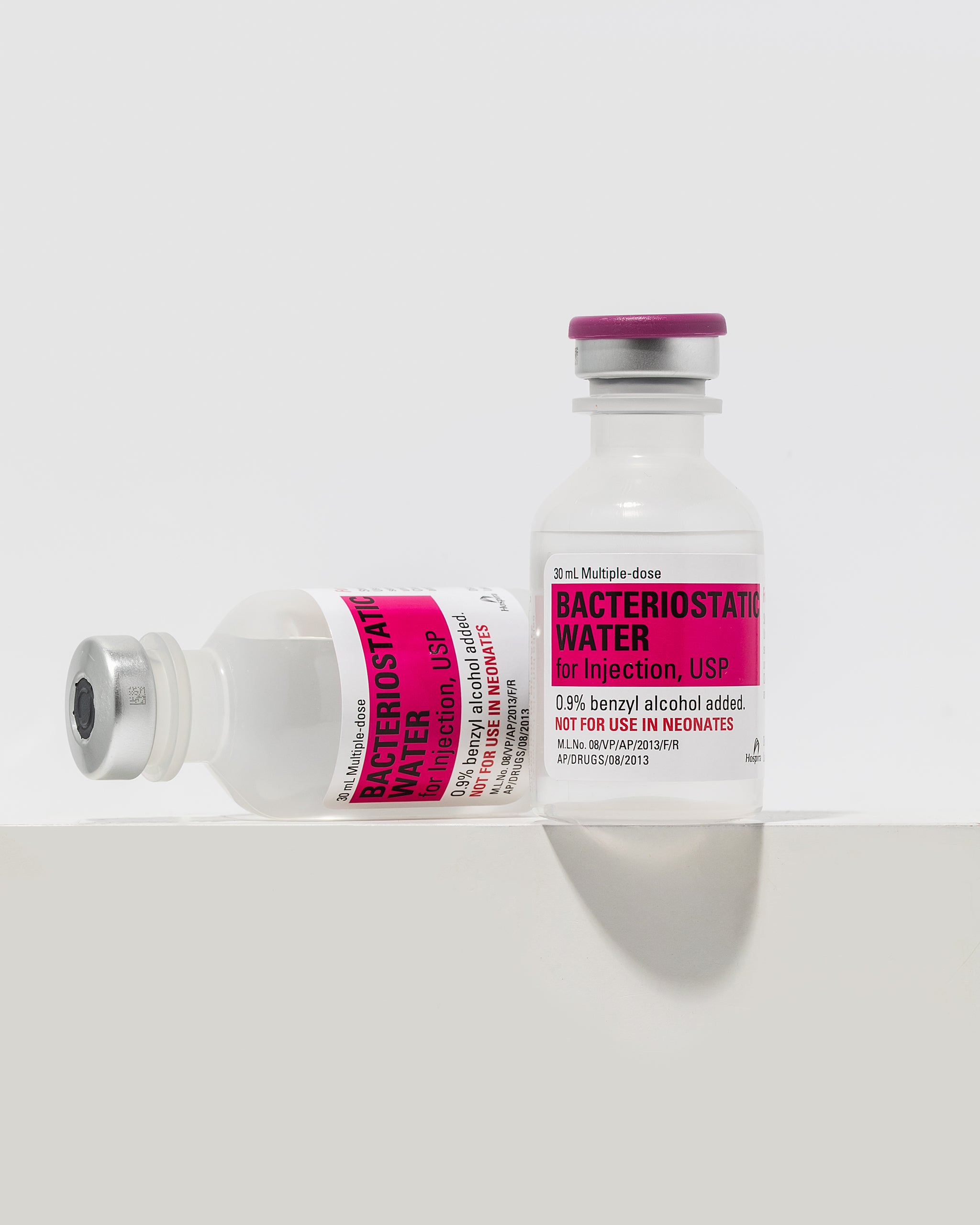 Pfizer Hospira Bacteriostatic Water – 30 mL – Peptide Test