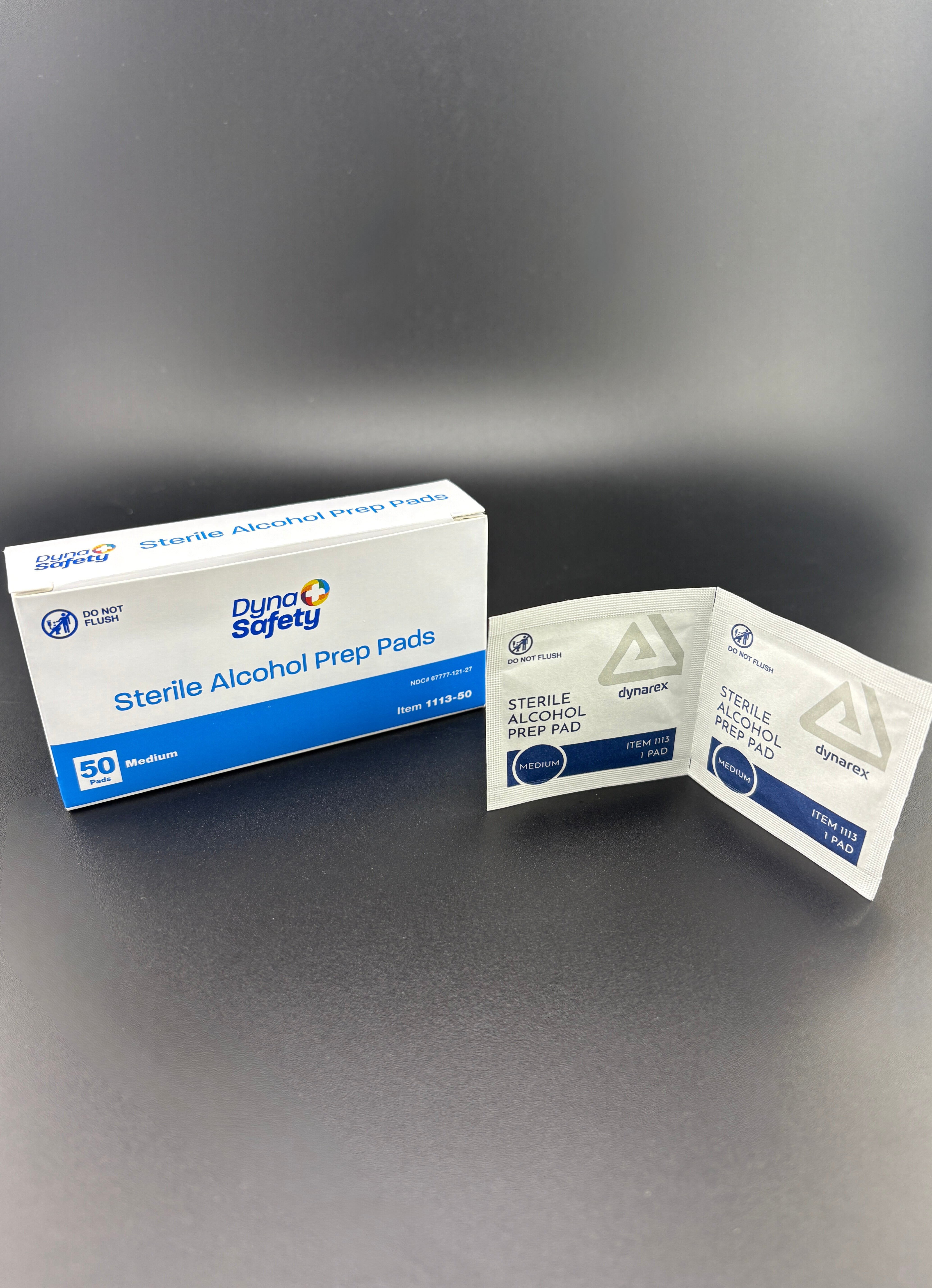 Dynarex Alcohol Prep Pads 50 Pack Peptide Test | Peptide Testing Kit ...