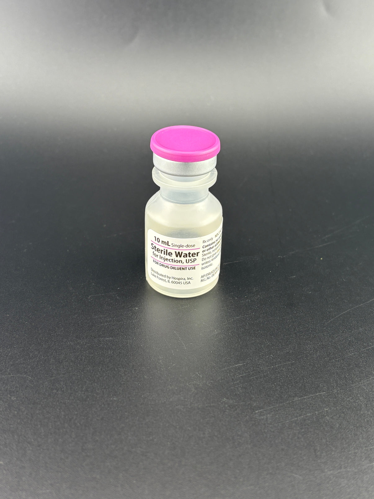 Pfizer Hospira Sterile Water for Injection – 10 mL – Peptide Test