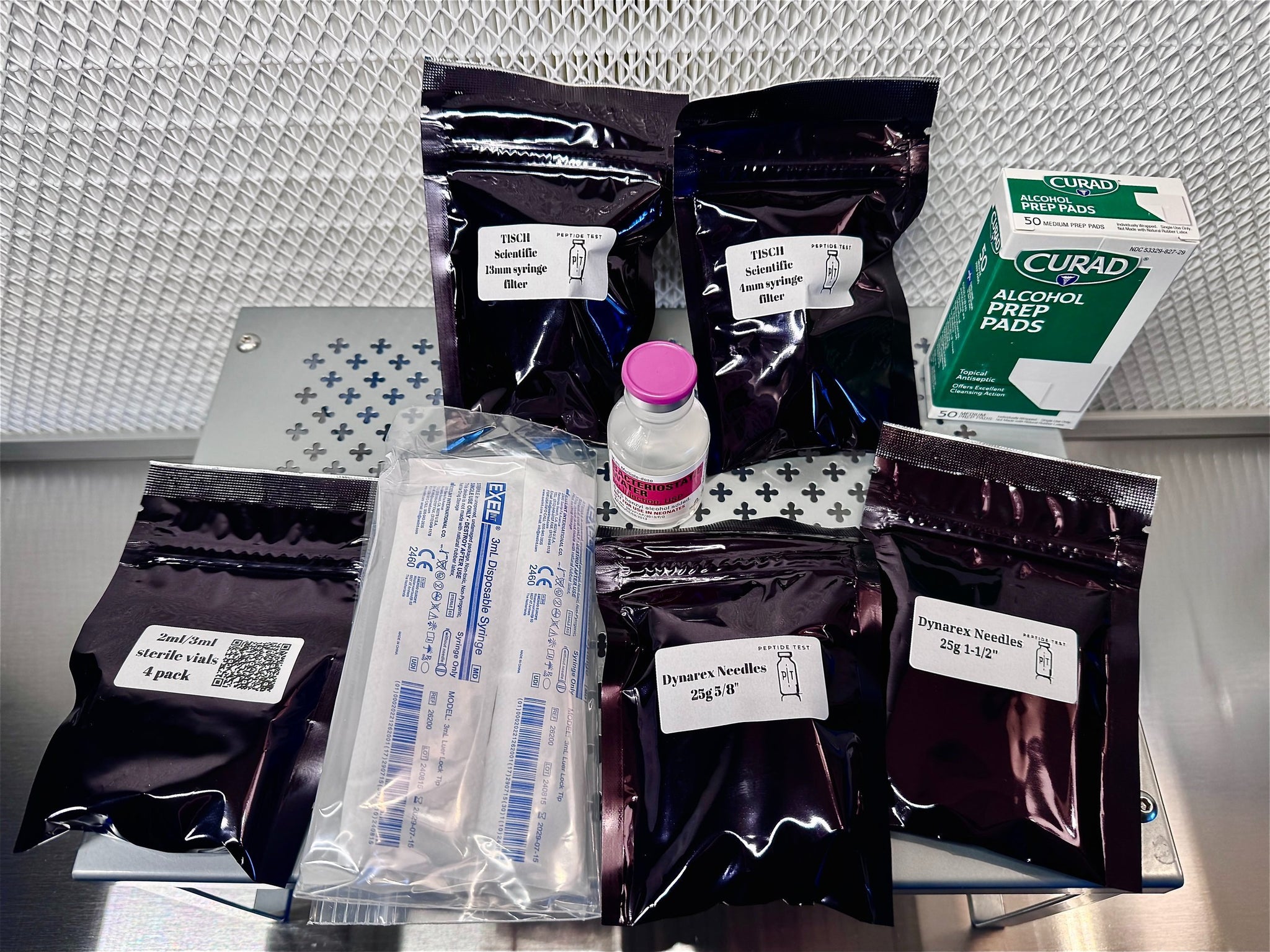 Reconstitution and Filtering all-in-one Starter Kit – Peptide Test